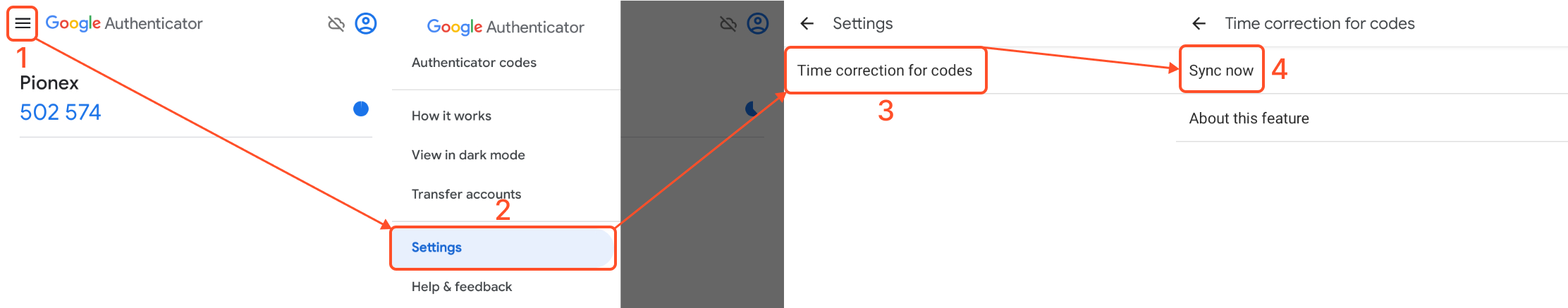 How to Solve 2FA Code Error – Pionex Help Center