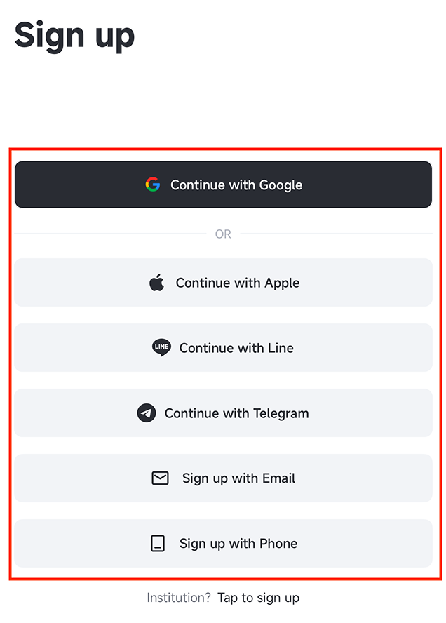 How to Register a Pionex Account (APP) – Pionex Help Center