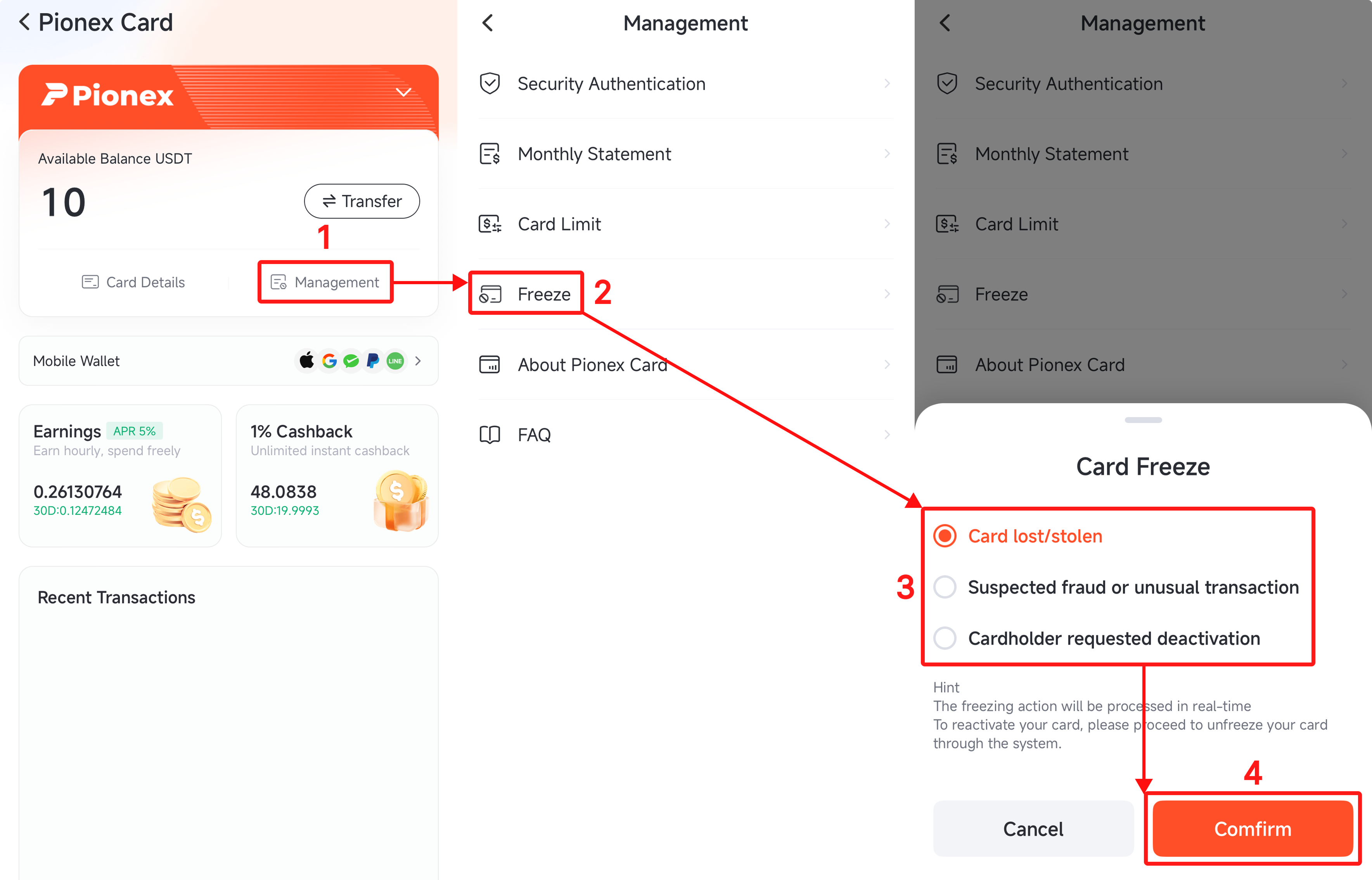 Pionex Card – Feature Overview – Pionex Help Center