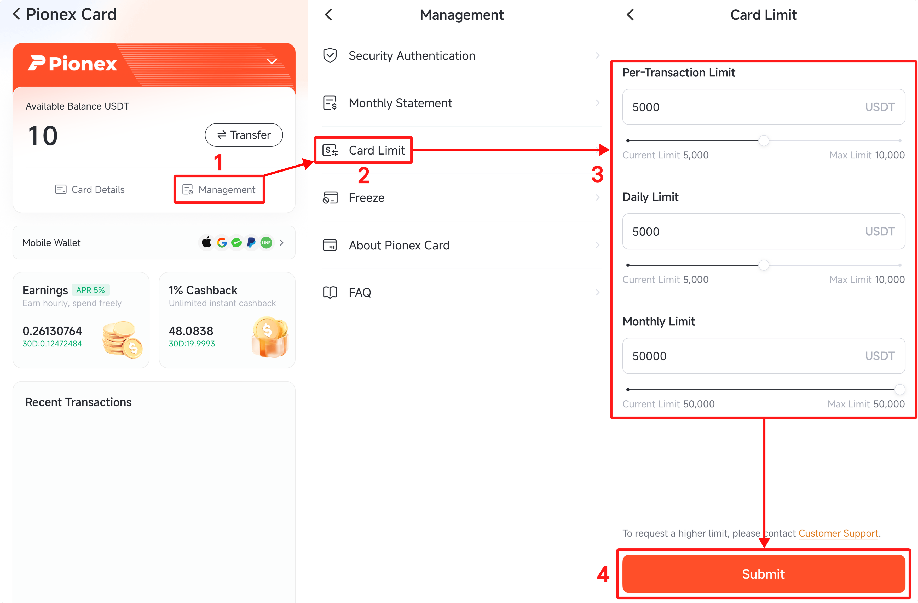 Pionex Card – Feature Overview – Pionex Help Center